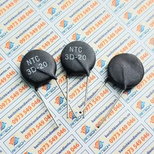 [Combo 10 chiếc] Điện trở nhiệt NTC 3D-20 | SuperMart