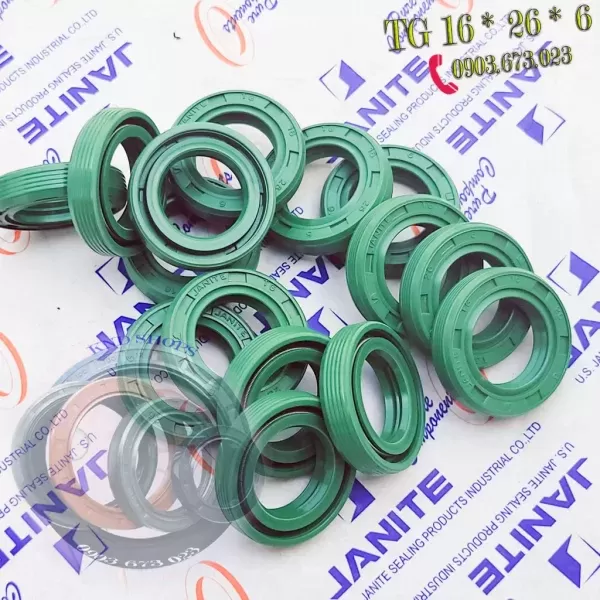 Phớt chặn dầu Janite TG 16*26*6 | NOK TC 16*26*7 | Janite TG 16*26*7 ...