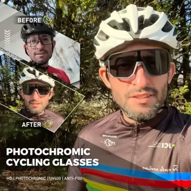 【Premium Quality】 SCVCN Bike Photochromic Glasses Cycling Sunglasses ...
