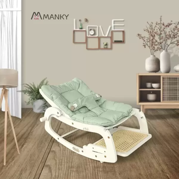Ghế bập bênh Manky kids 2025 Plus, bản nâng cấp (chức năng nối dài và ...