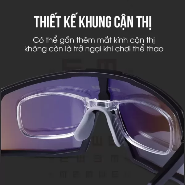 Khung Đen Đi Xe Đạp Kính Mát Dành Cho Nam Nữ Đi Nước Bạc Ống Kính Thể ...