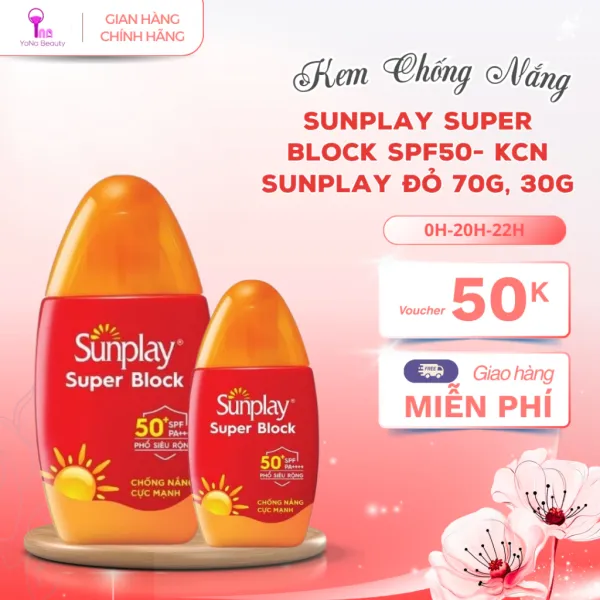 Kem Chống Nắng Sunplay Super Block SPF50 Giá Rẻ Chỉ 120k - KCN Mặt ...