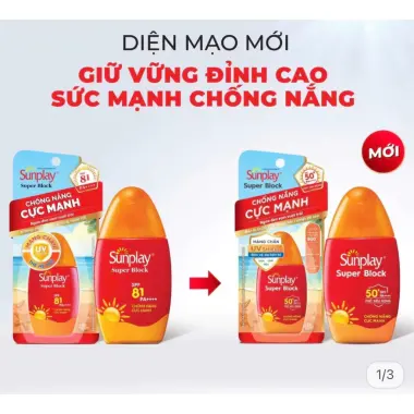 Kem Chống Nắng Sunplay Super Block SPF50 Giá Rẻ Chỉ 120k - KCN Mặt ...