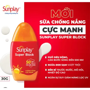 Kem Chống Nắng Sunplay Super Block SPF50 Giá Rẻ Chỉ 120k - KCN Mặt ...