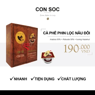 Cà phê Con Sóc Phin Lọc Nâu Đôi – Hương vị đậm đà, giảm còn 190.000 chỉ ...