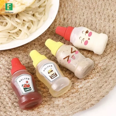 [EHB-t] 2 Chai Nước Sốt Gia Vị Mini Di Động Cà Chua Sốt Salad Hộp Đựng ...