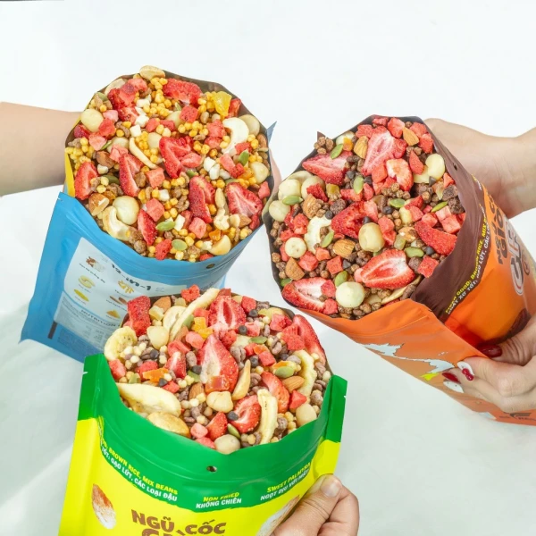 FULL VỊ Ngũ Cốc Gạo Lứt Giòn Befresco Mix Hoa Quả Ăn Kiêng Ít Đường ...