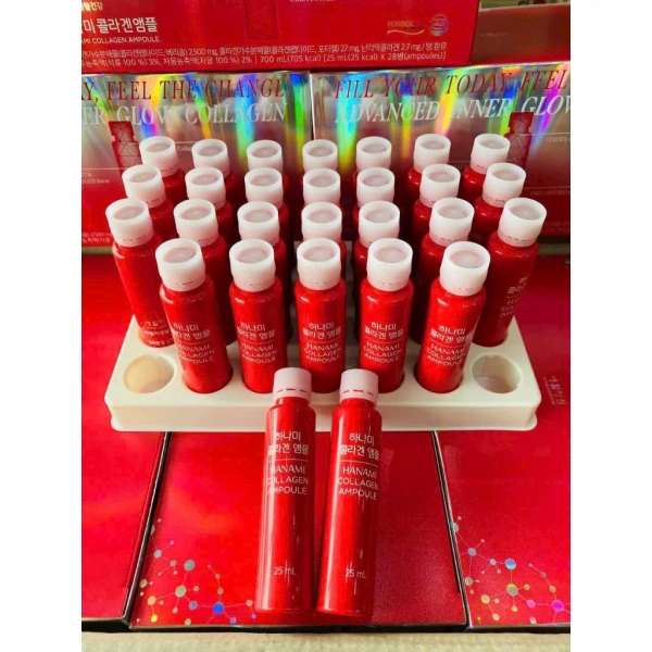 Hanami Collagen Ampoule 25ml - Nước uống đẹp da cao cấp LG Ohui 28 lọ ...