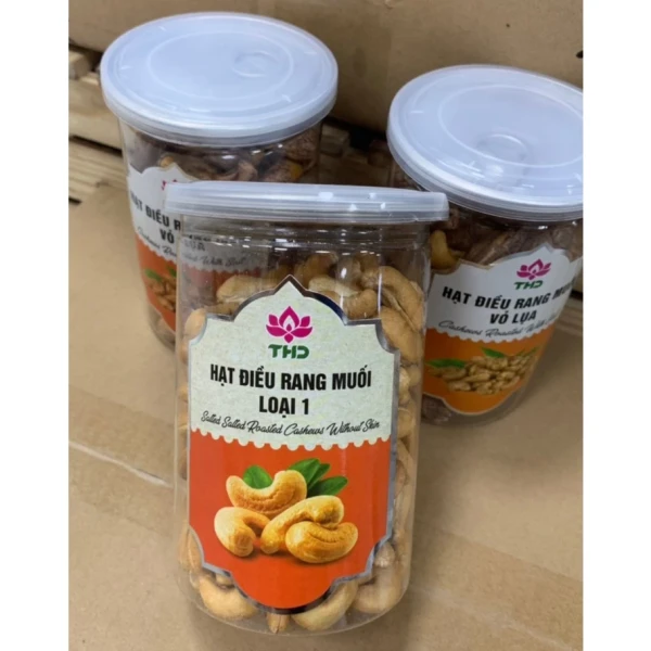 Hạt điều vỏ lụa rang muối Tâm Hữu Dũng Thịnh 250g‑500g, hàng xuất khẩu ...