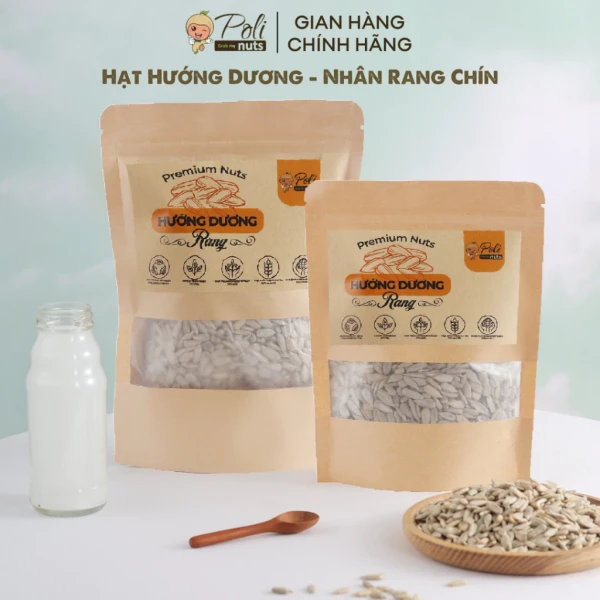 Hạt Hướng Dương Nguyên Vị Tách Vỏ Nhân Rang Chín 200g/500g POLINUTS Giá ...