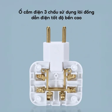 Ổ Cắm Chia Điện Đa Năng 2.500W Chống Giật Xoay 180 - Tiện Lợi Cho Nhiều ...