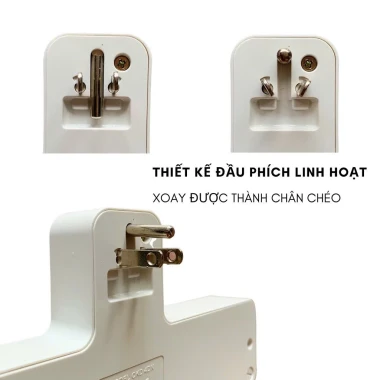 Ổ cắm nối chia điện đa năng Lioa,ổ cắm không dây có sạc nhanh,ổ chia ...