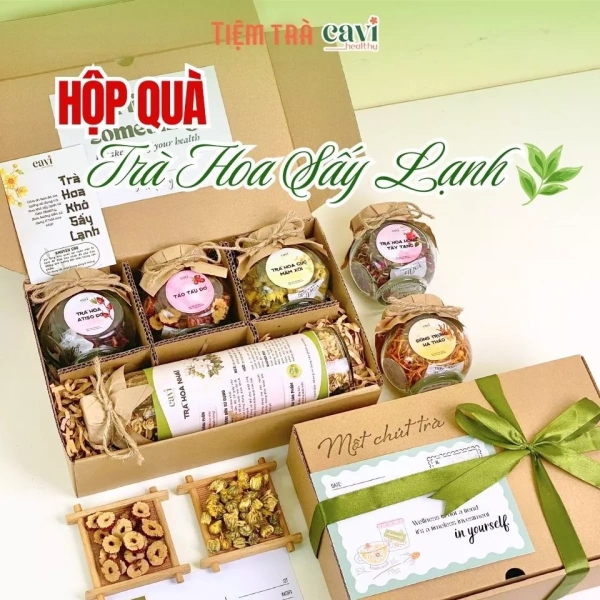 Set Quà Trà Hoa, Món Quà Sức Khỏe Tặng Bạn Bè, Người Yêu Trà Hoa Thảo ...