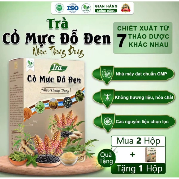 Trà cỏ mực & đỗ đen nhục thung dung - Thanh nhiệt, giải độc, chỉ 125k ...