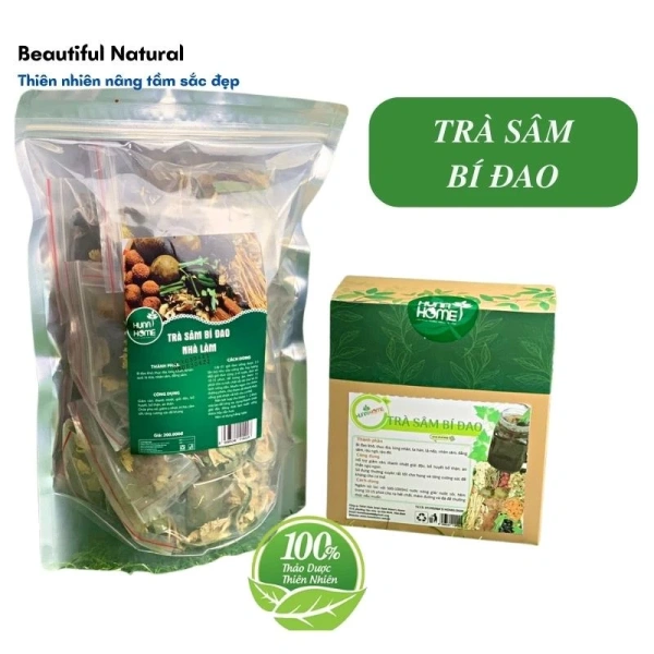 Trà Sâm Bí Đao Set 2 túi lọc tiện lợi - Thanh nhiệt, mát gan giải độc ...