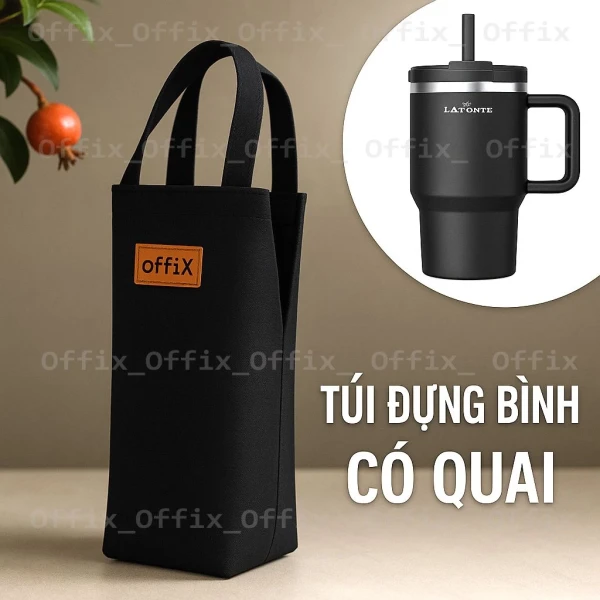 Túi đựng bình giữ nhiệt Offix tay cầm bảo vệ bình nước siêu bền giá chỉ ...