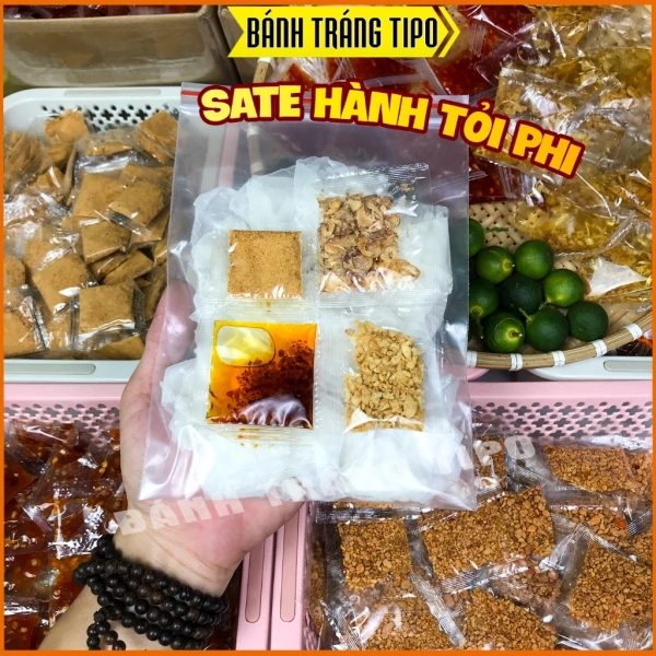 Combo Bánh Tráng SATE TÔM HÀNH TỎI Siêu Ngon - TIPO FOOD Giá Chỉ 64000đ ...
