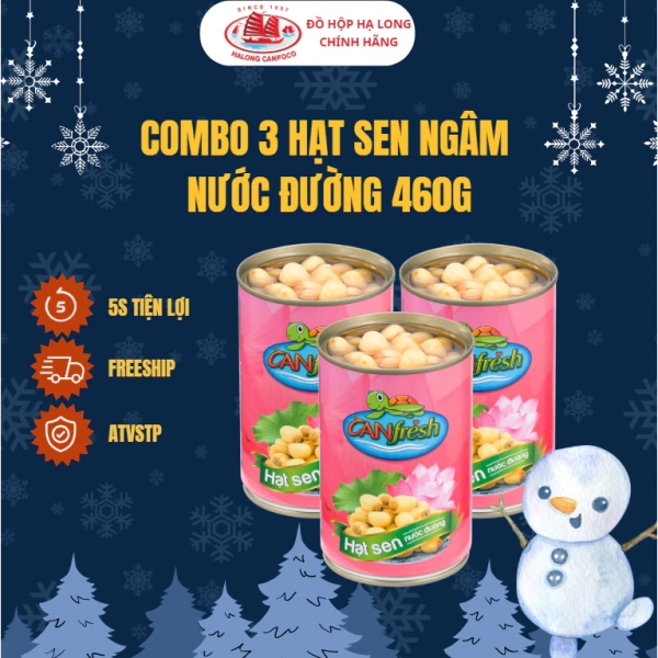 Combo Hạt Sen Nước Đường Hạ Long 460g - Đồ Hộp Giảm Giá Cực Sốc Chỉ ...