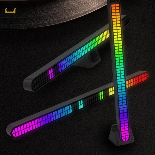 Đèn LED RGB Cài Đặt Từ Tính Sạc Lại, Ánh Sáng Nhịp Điệu Ô Tô & Máy Tính ...