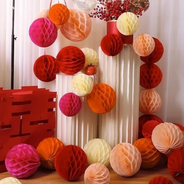 Đèn Lồng Tổ Ong Decor Chụp Ảnh Cận Cảnh Giá Rẻ 6.000 VND - Trang Trí ...