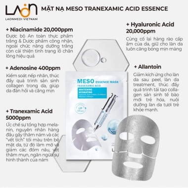 Mặt Nạ MESO THERAPY BẠC Trắng Sáng Da Giảm 40k Chỉ 40.000Đ | Tripmart