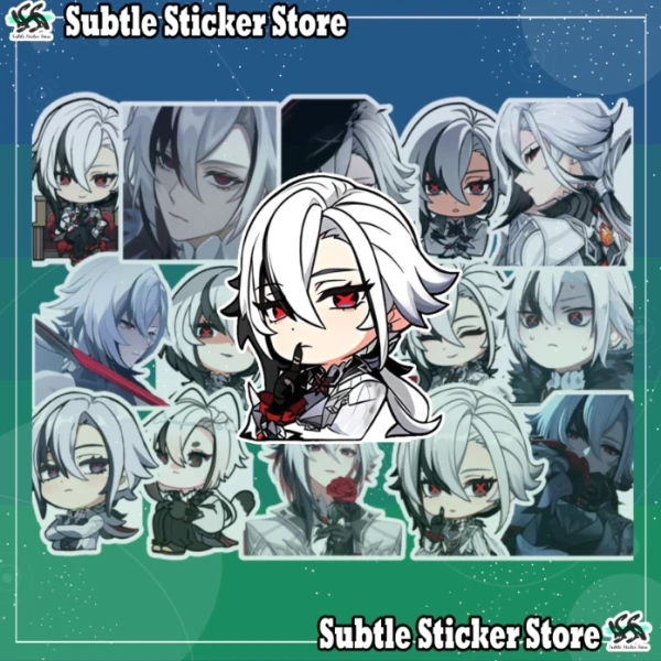 Sticker Genshin Impact Set 10/15 Arlecchino Peruere The Knave Daddy ...