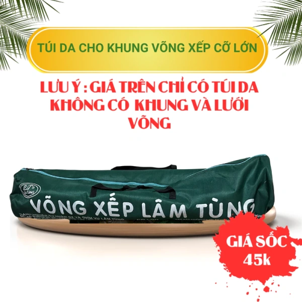 Túi Đựng Khung Võng Xếp Gấp Cho Bé & Người Lớn 110cm - Tiết Kiệm 9000đ ...