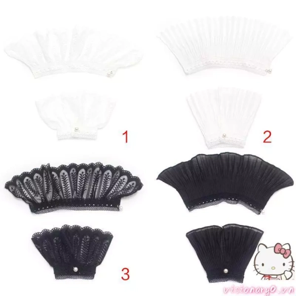 Áo Nữ Vintage Xếp Ly Xù Ren Hoa - Chi Tiết Sừng Còng Giả, Giá 71.846đ ...