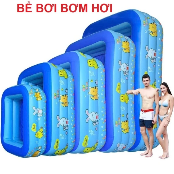 Bể bơi bơm hơi cho bé: Khi sự tiện lợi ban đầu ẩn sau những công đoạn ...