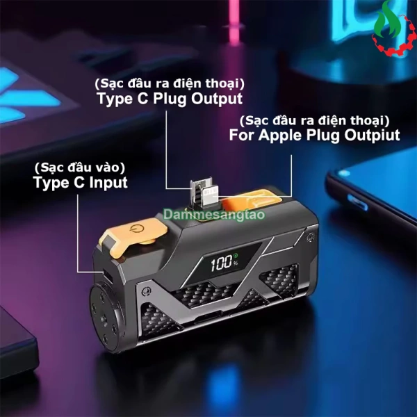 Lò xo trong vỏ box sạc dự phòng 1 cell 21700 khiến tốc độ sạc nhanh 10W ...