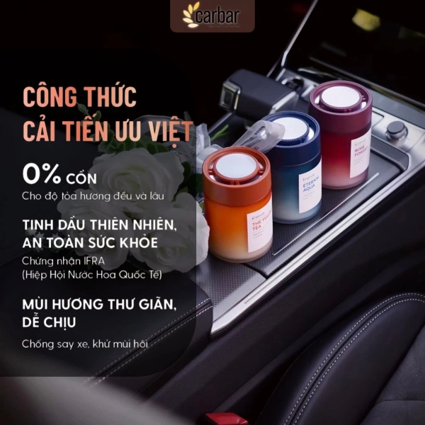 Mùi thơm nhẹ từ sáp khử mùi ô tô khiến người lái ít quan tâm tới việc ...