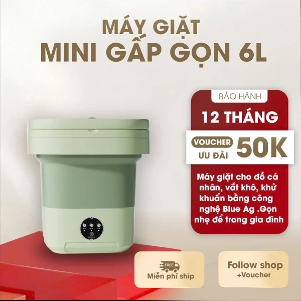 Máy giặt mini 6 L thực sự có thể giặt sạch đồ lót, tất vớ và đồ bé mà ...