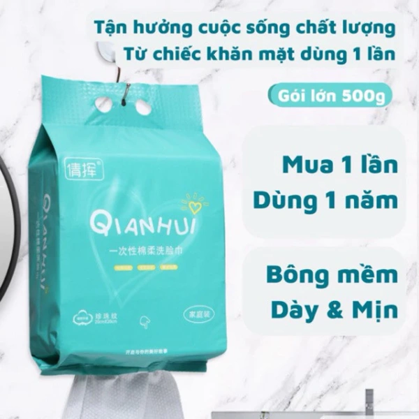 Sự thật bất ngờ về túi 170 khăn mặt khô dùng một lần rút tiện lợi ...