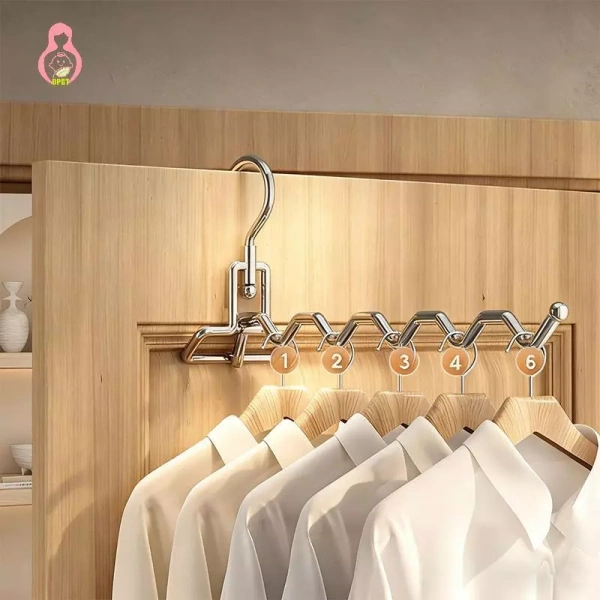 Thật bất ngờ khi móc treo quần áo gập lại, không cần khoan lỗ, lại ...